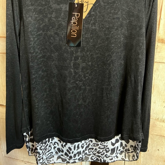 Papillon Blanc | Tops | Papillon Long Sleeve Shirt | Poshmark